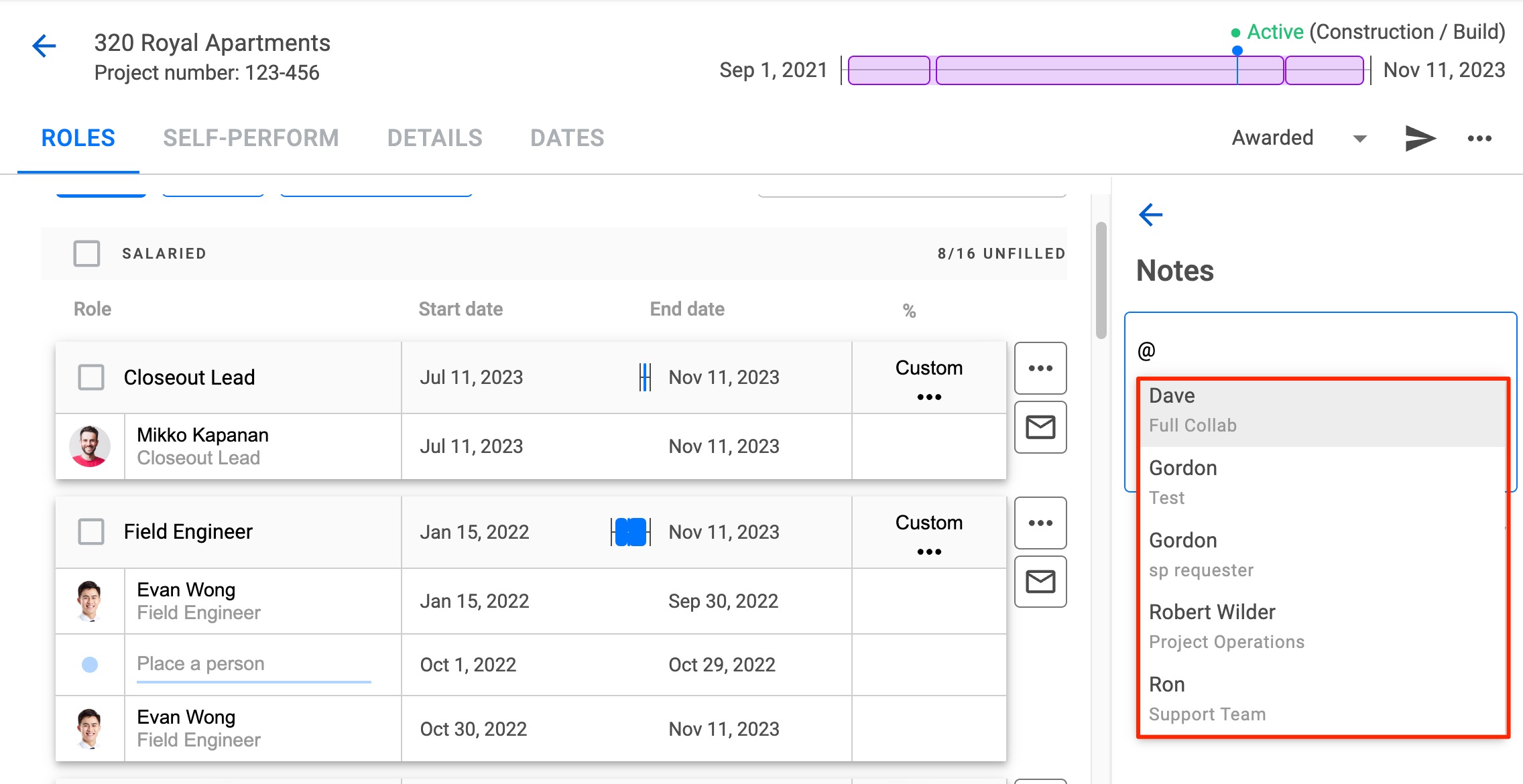 Project Notes – Support Help Desk