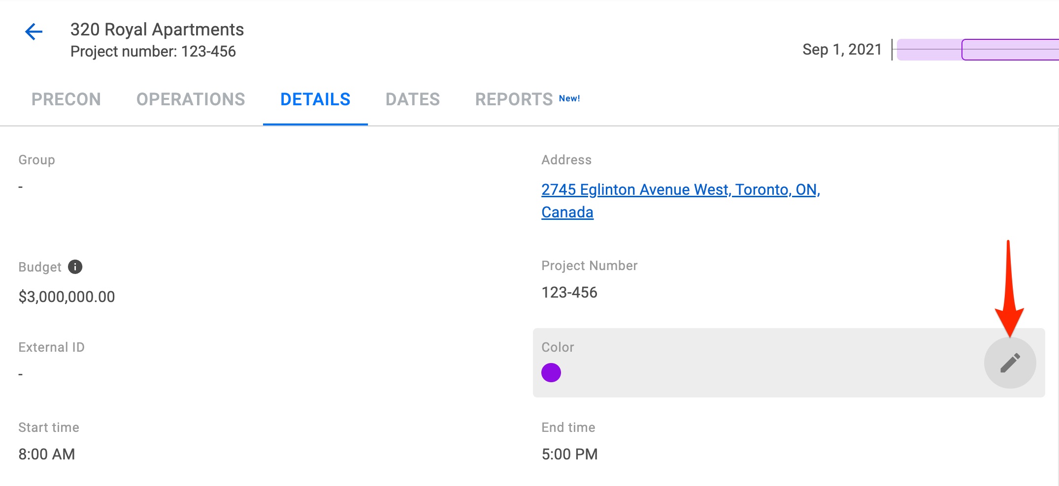 Customize the Color of a Project – Support Help Desk