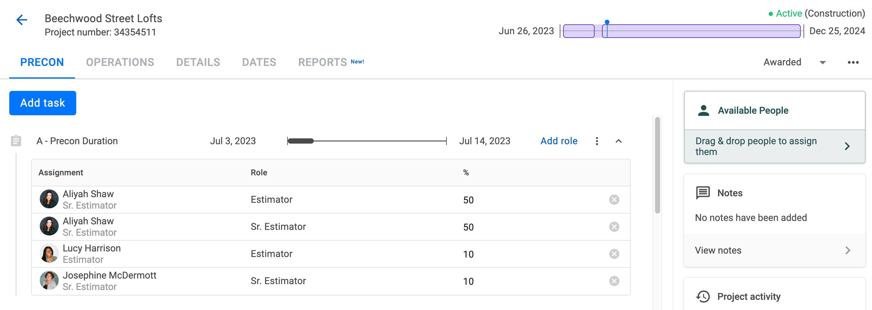 Precon Overview – Support Help Desk