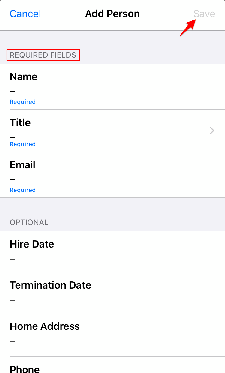 Add People on the Mobile App – Support Help Desk