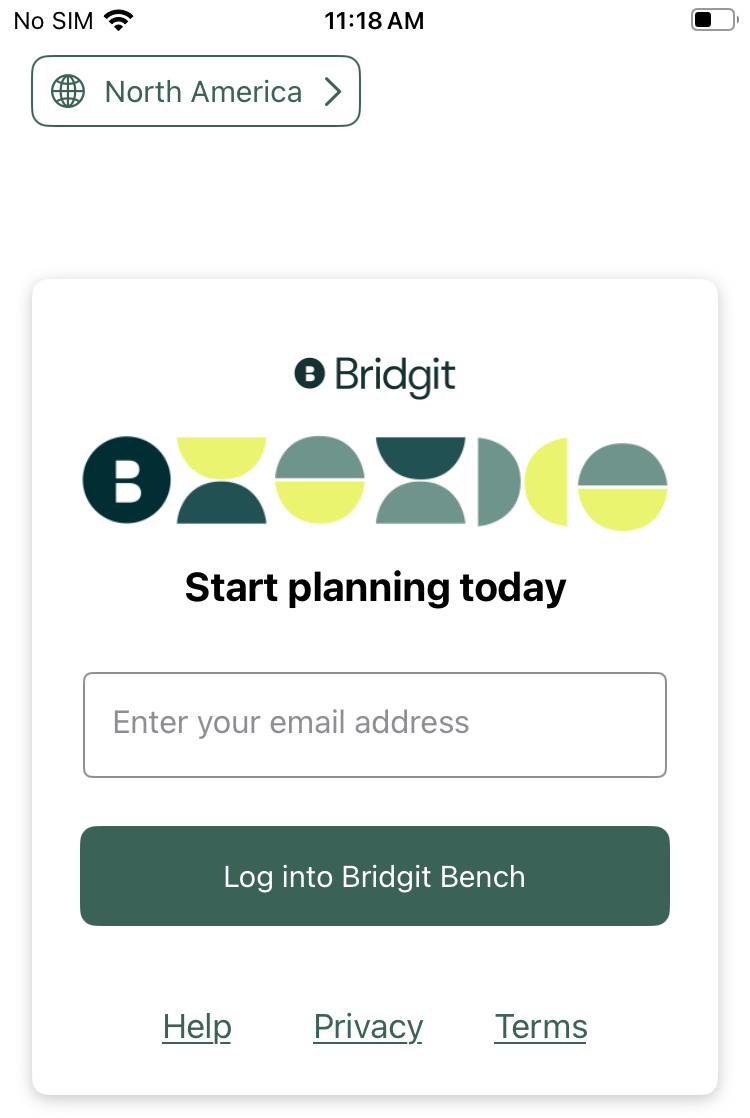 Log into the Bridgit Bench Mobile App – Support Help Desk