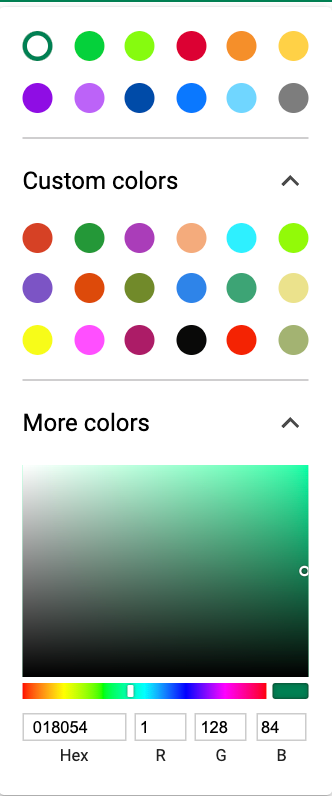Customize the Color of a Project – Support Help Desk